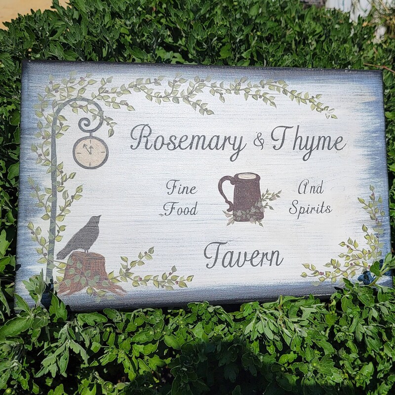 Thyme Sign - Etsy