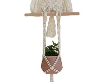 Macrame Plant Hanger Owl - Etsy