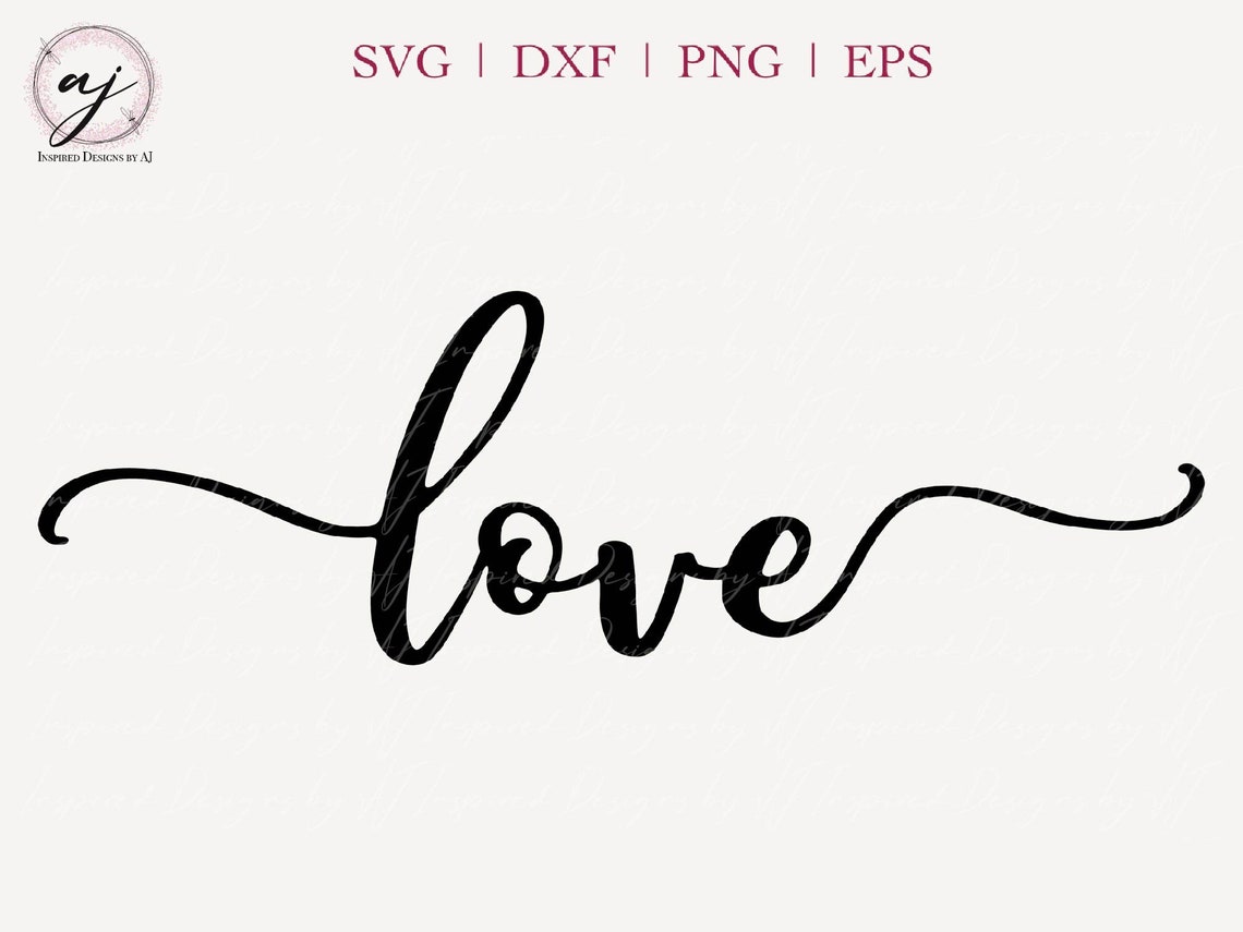 Love SVG Love Wedding SVG Wedding Cut Files | Etsy