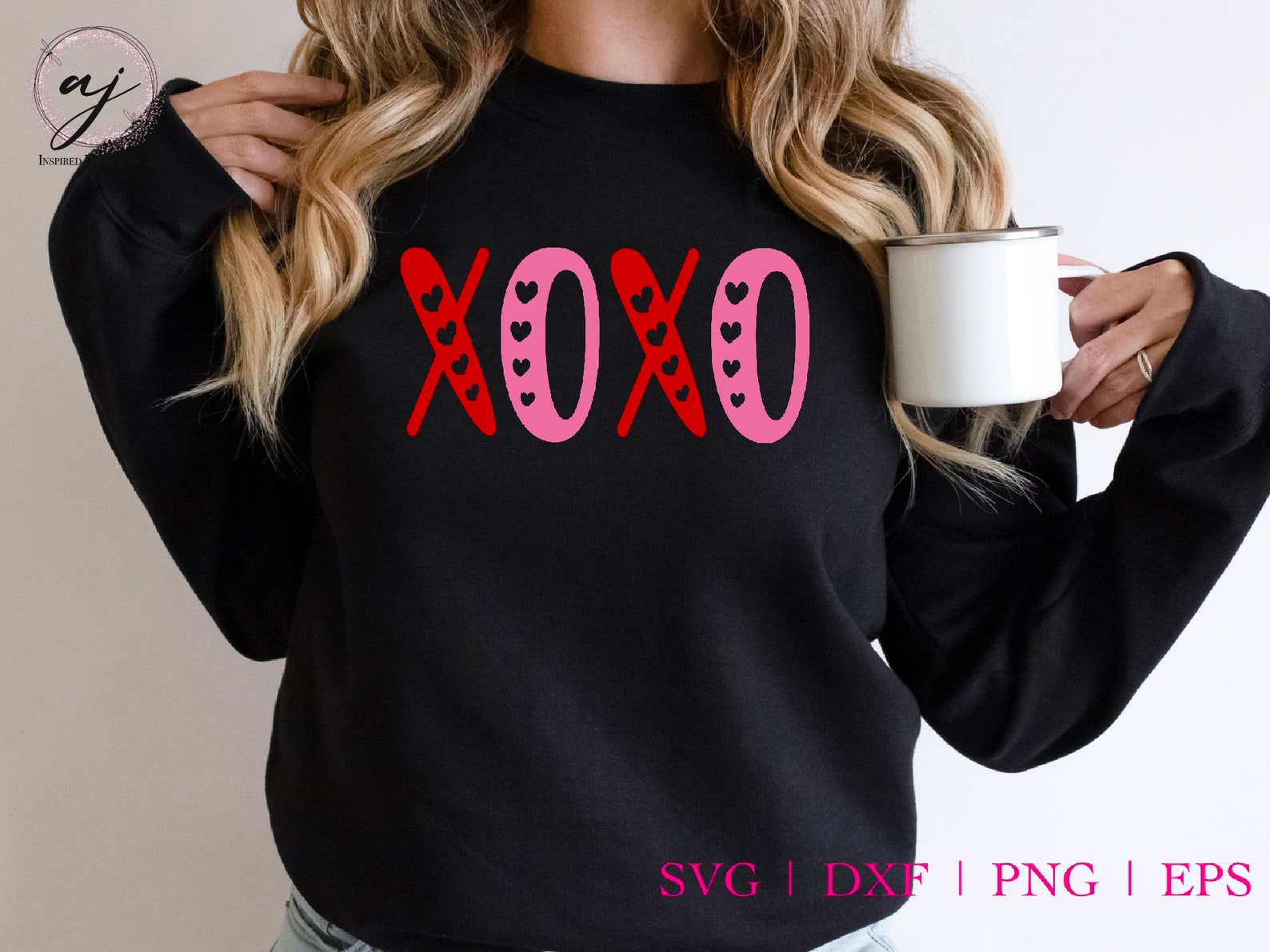 XOXO SVG Valentines Day SVG Love Svg Hearts Svg Valentines | Etsy