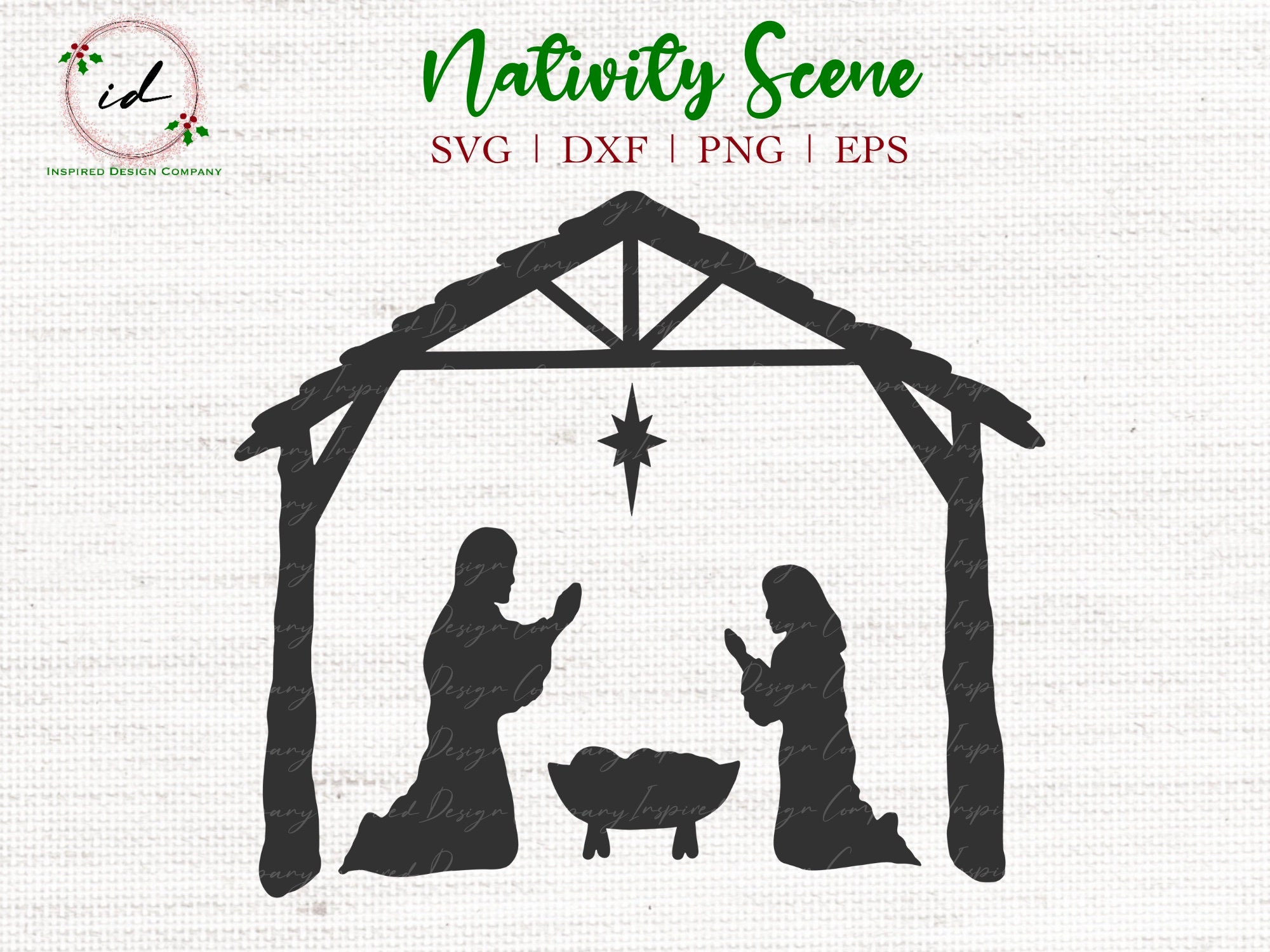 Nativity Scene SVG Nativity SVG Christmas Svg Cricut Cut | Etsy