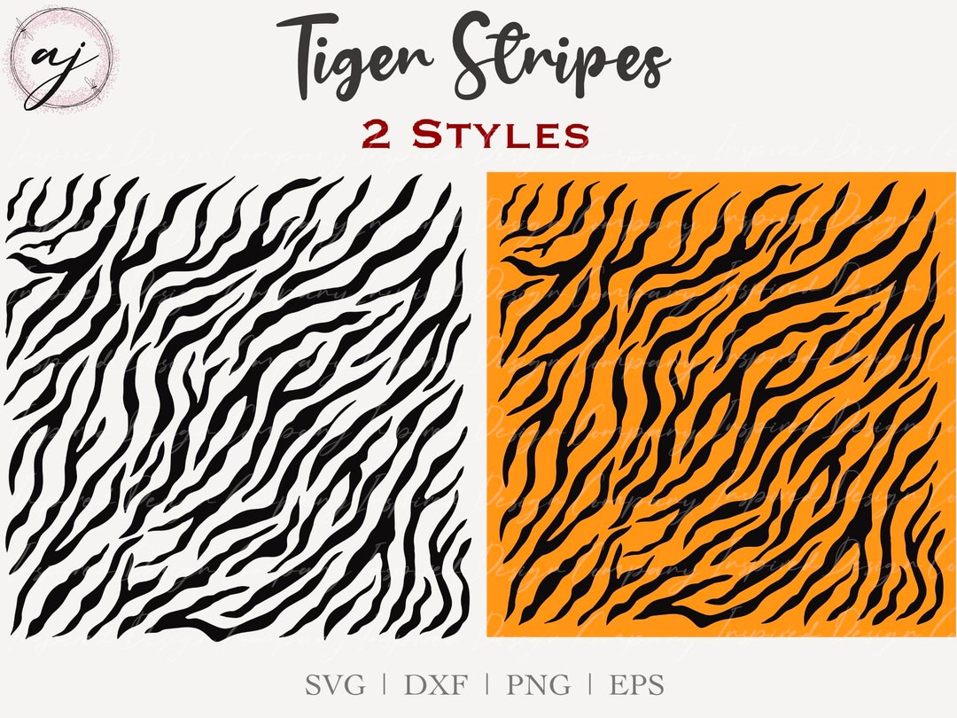 Tiger Stripes SVG, Tiger Pattern Svg, Bengal Tiger Pattern Svg, Animal ...