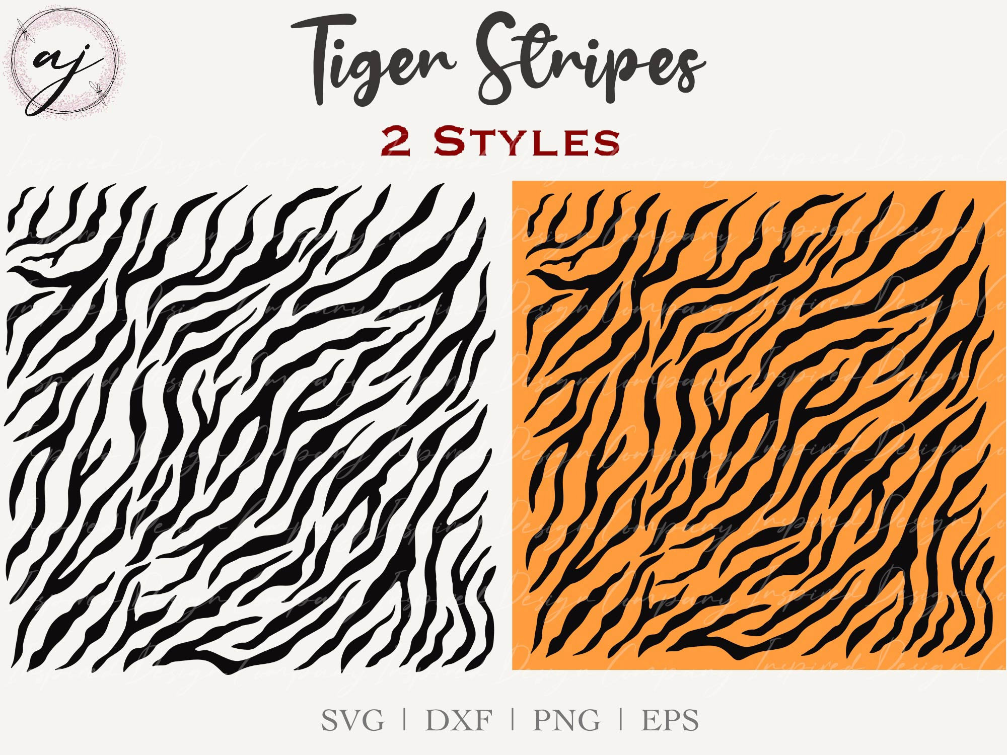 Tiger Stripes SVG Tiger Pattern Svg Bengal Tiger Pattern - Etsy