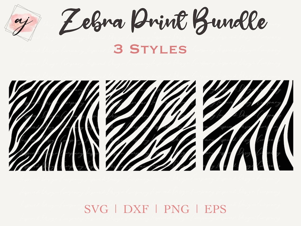 Zebra Print SVG Bundle Zebra Pattern Svg Animal Print SVG - Etsy