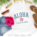 Aloha State of Mind Varsity Font, Hibiscus Flower SVG Cut File and PNG ...