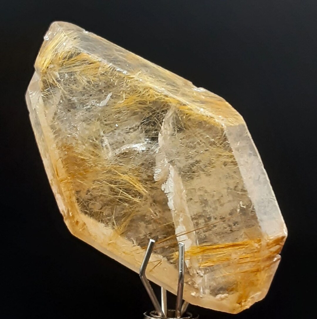 Rutilated Quartz Tabular Crystal, Double Terminated RUT10 - Etsy