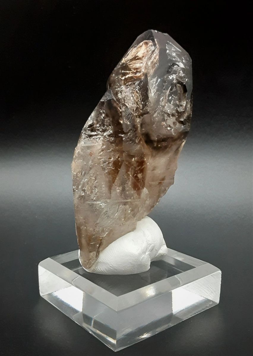 Gemmy Skeletal Smoky Amethyst Double Terminated Crystal With Air ...