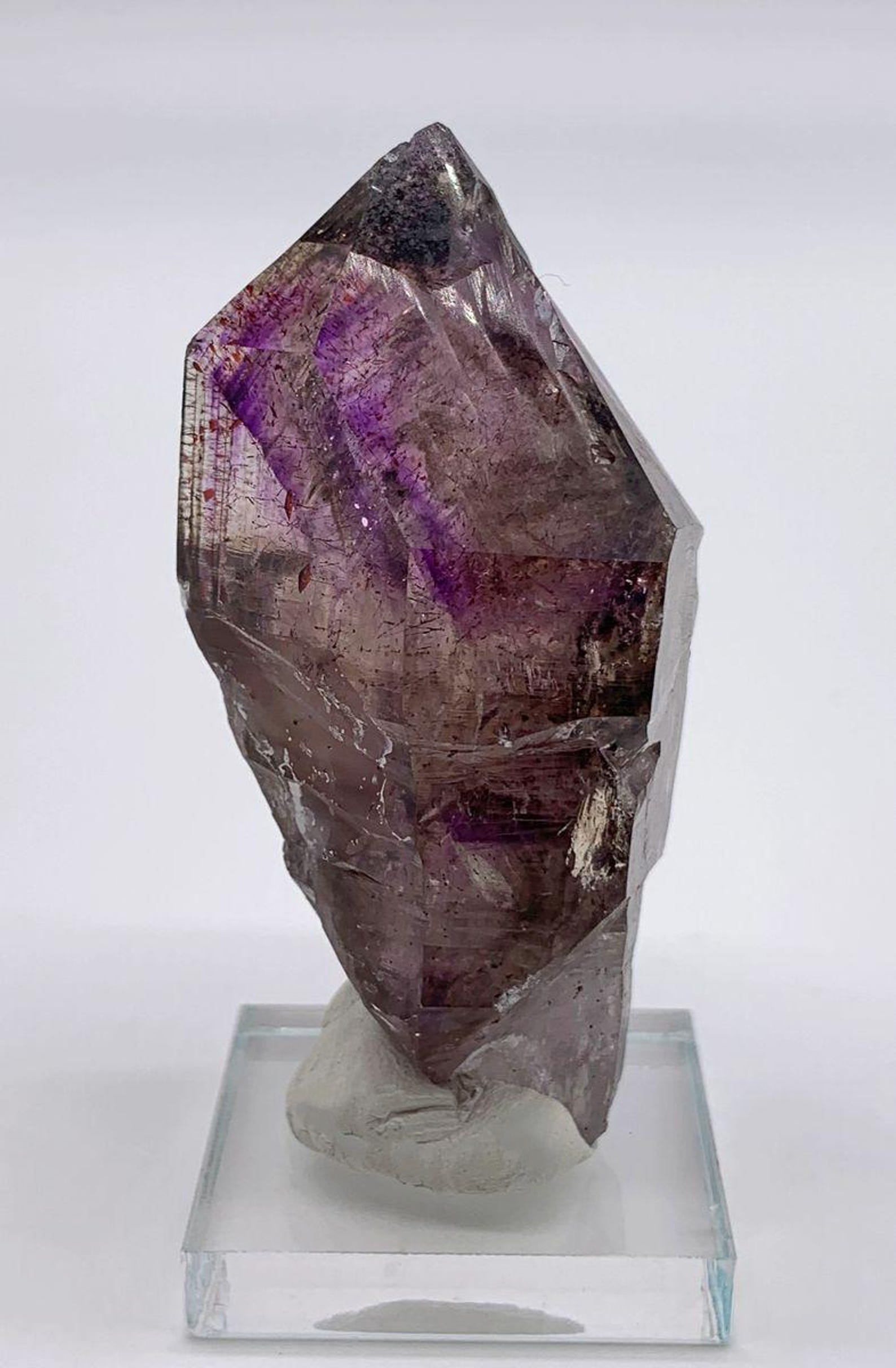 Pristine Skeletal Shangaan Smoky Amethyst Scepter W/enhydro, Phantoms ...