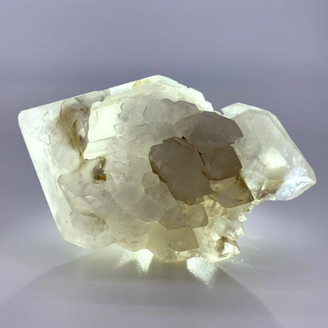 Double Terminated Skeletal Quartz Elestial Crystal Cluster, Complete ...