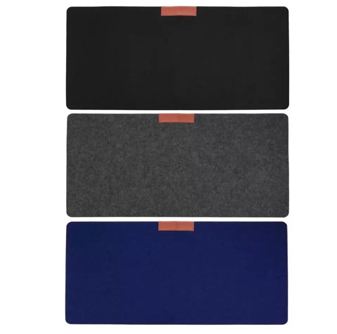 Large Office Computer Desk Mat Modern Table Keyboard Mouse Pad, Wool ...