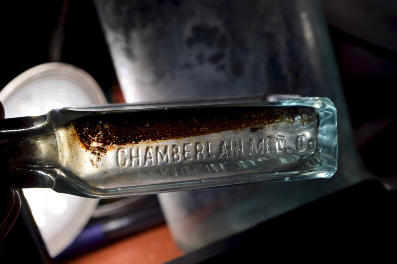 Antique Chamberlain's Cold Cholera and Diarrhea Remedy Bottle Deland - Etsy
