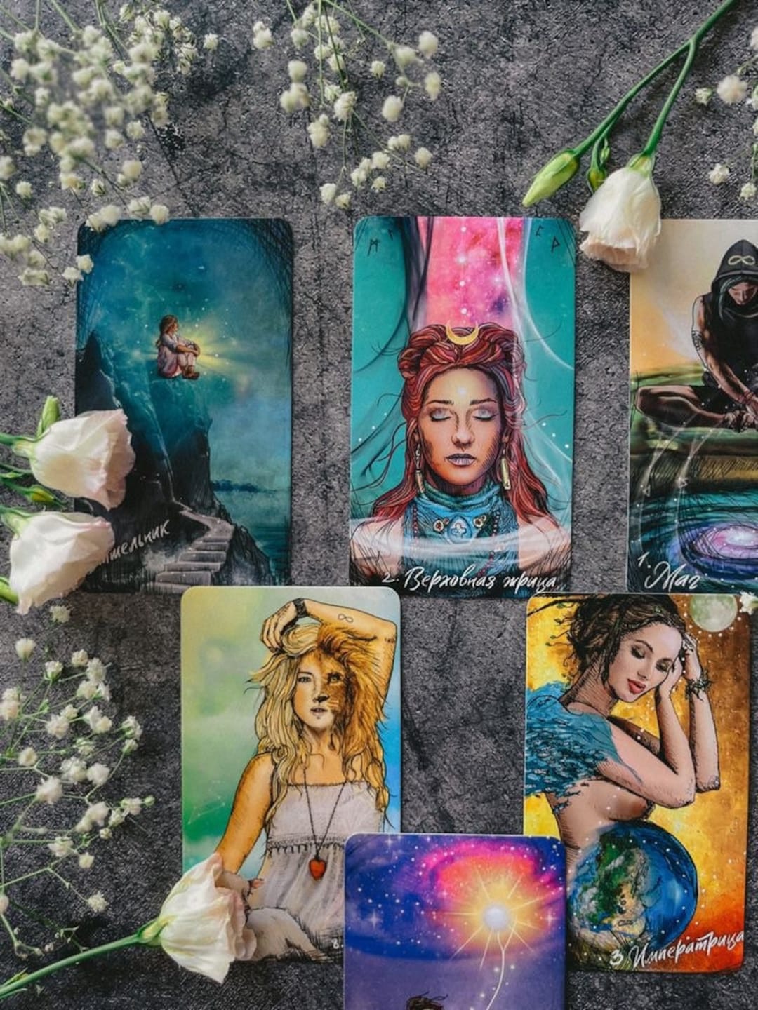 Tarot Deck Light Seers Tarot Cards Deck 78 cartes Tarot Reading Oracle ...