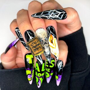 Tales From the Crypt-crypt Keeper Press on Nails-medium - Etsy