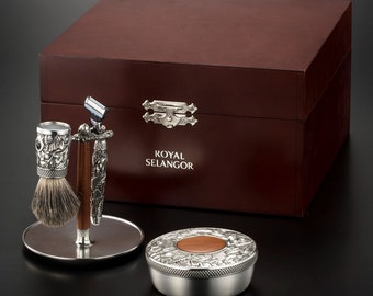 Pewter Shaving Set - Etsy