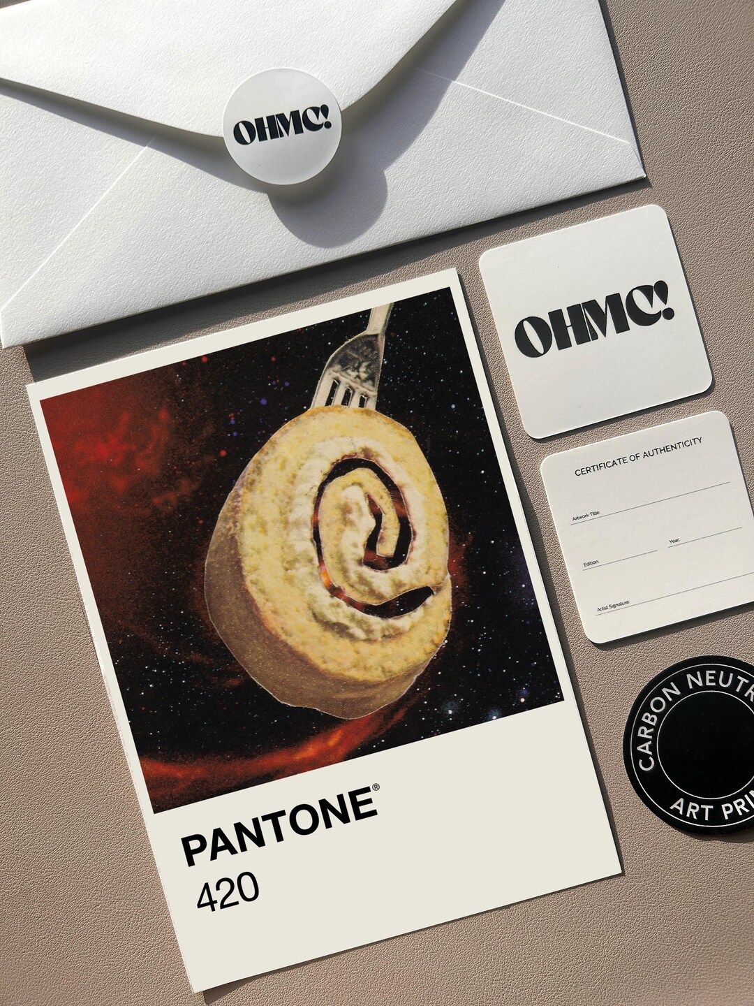 Limited Edition Cosmic Surrealism Art Print Unique 420 Giclée on Glossy ...