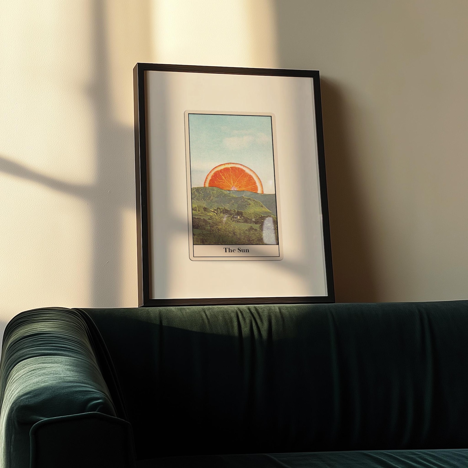 Sunrise Tarot Art | Surreal Abstract Collage Framed Artwork - Etsy
