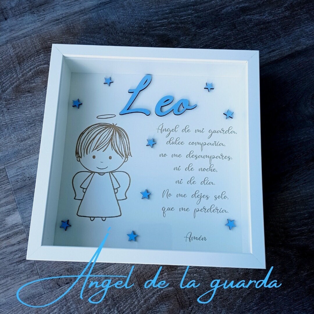 Personalized Guardian Angel Frame and Frame. Newborn. Drink. Gifts ...