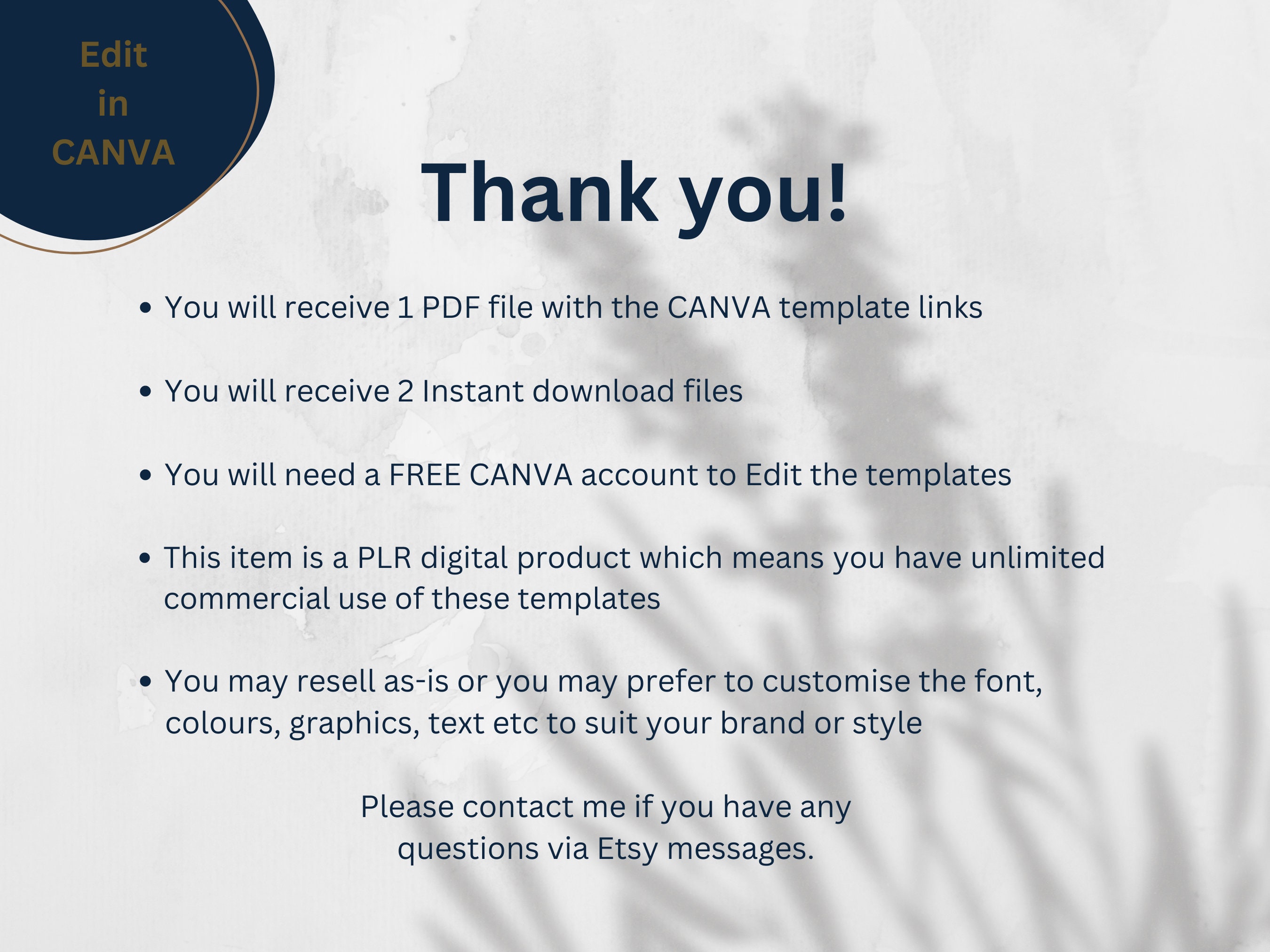 PLR Resell Digital Planner Template Bundle Commercial Use - Etsy