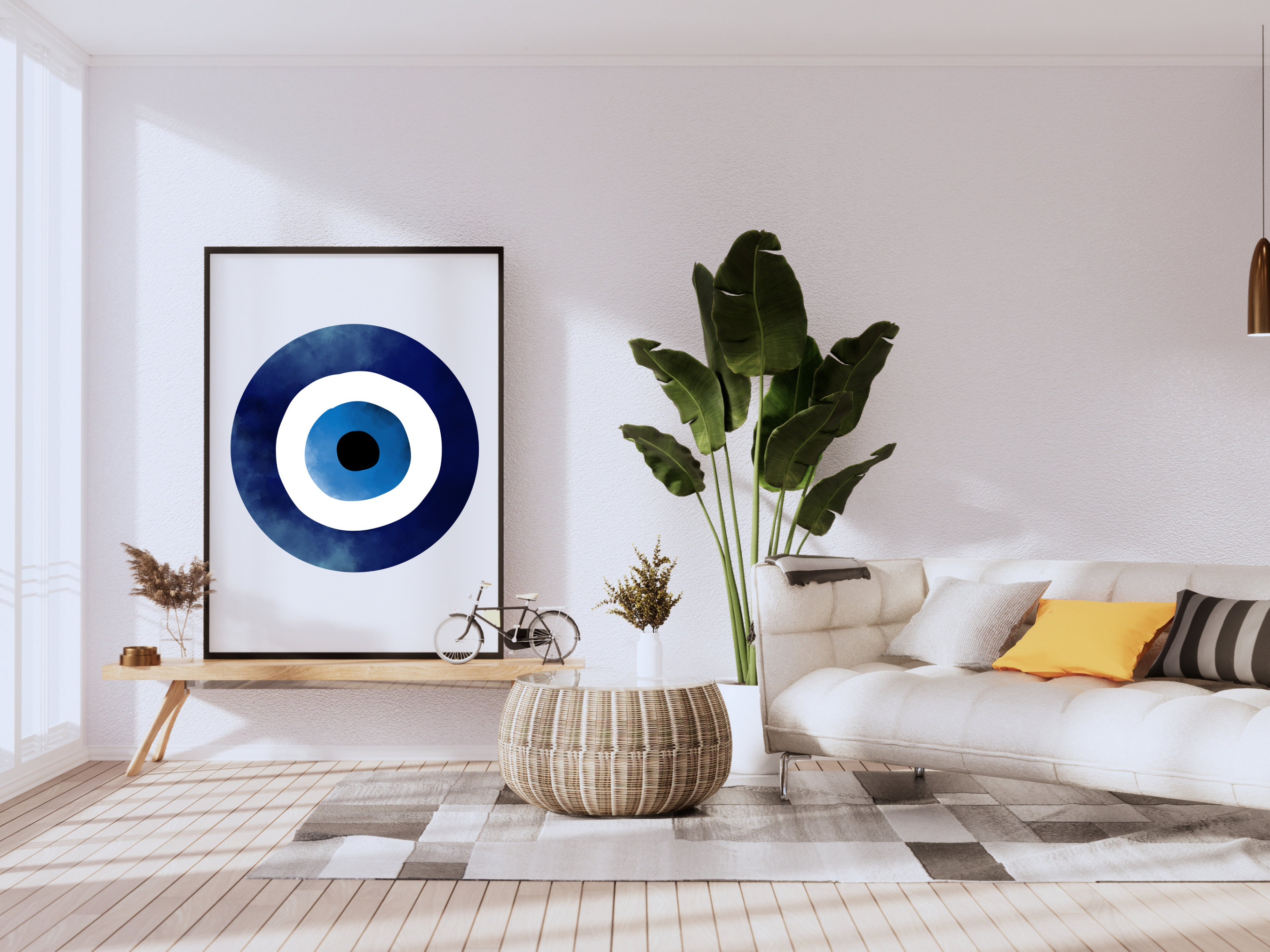 Evil Eye Printable Poster Digital Exhibition Poster - Etsy