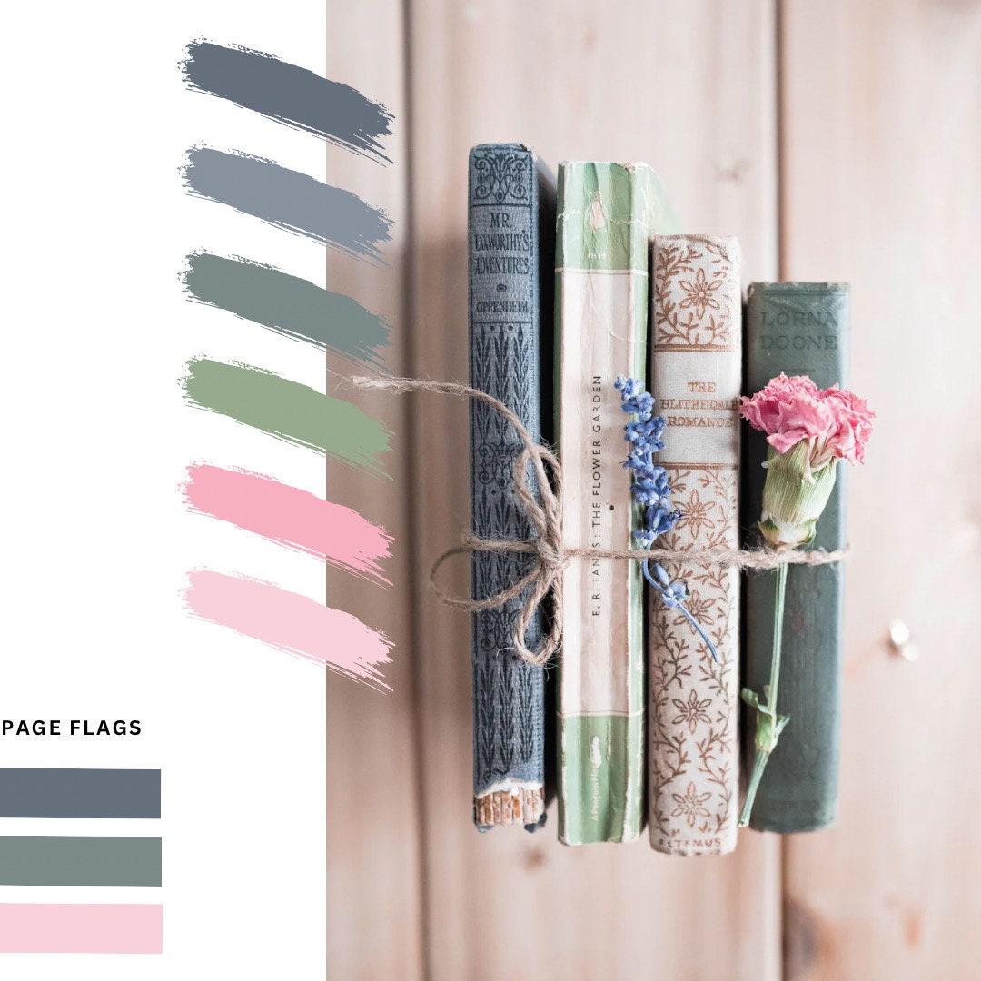 Book Annotation Tabs: Page Flags, Index Markers, Planner Stationery ...