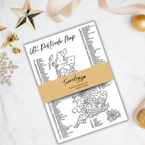 UK Postcode Map and Sales Tracker, Small Business Sales Record, Colour ...