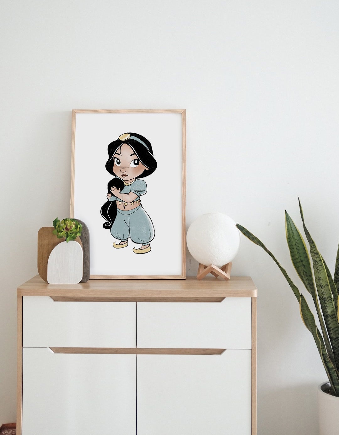 Baby Jasmine, Princess Nursery Art, Aladdin (digital Download) - Etsy