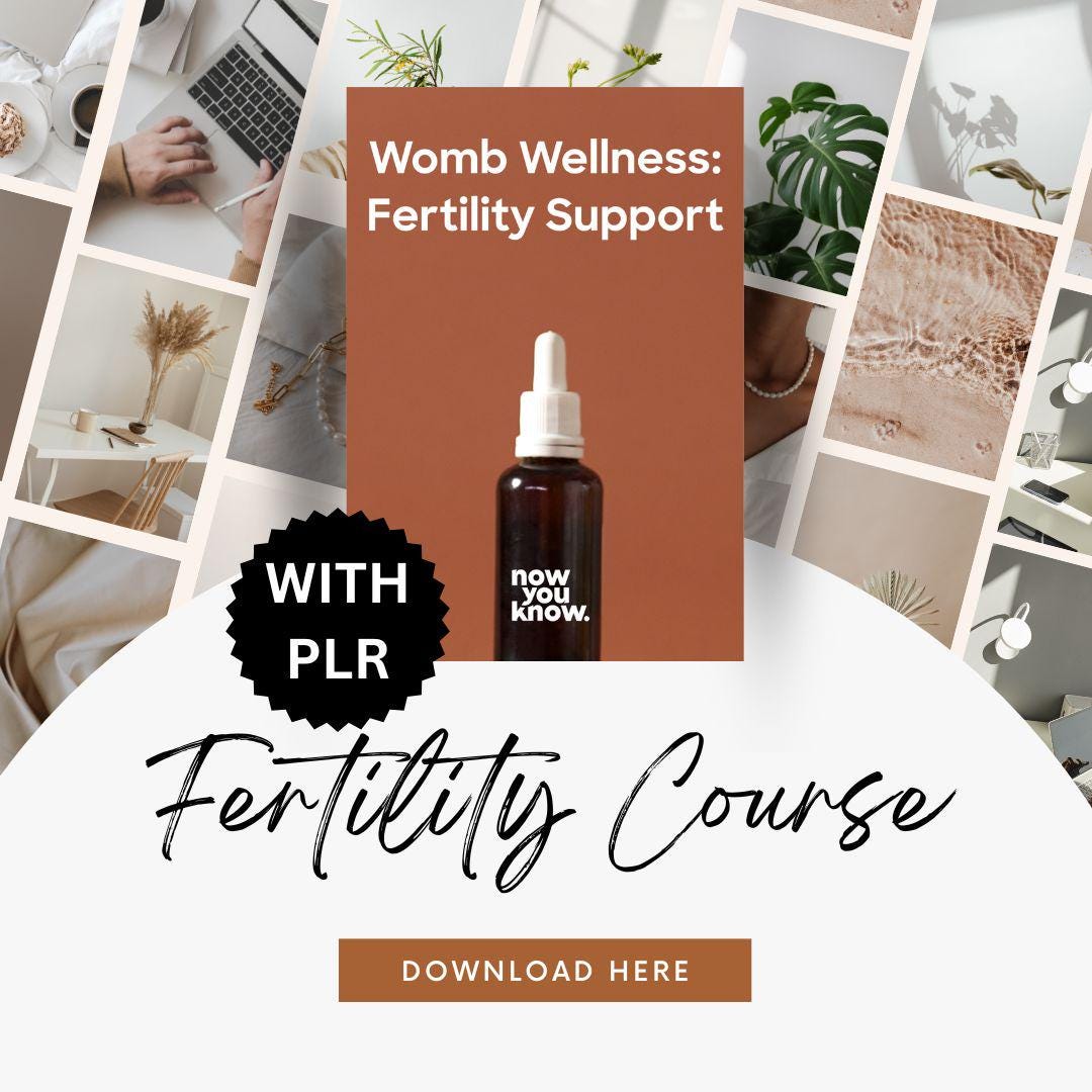 Womb Wellness Herbal Tincture Guide – DIY Fertility Support Recipe ...