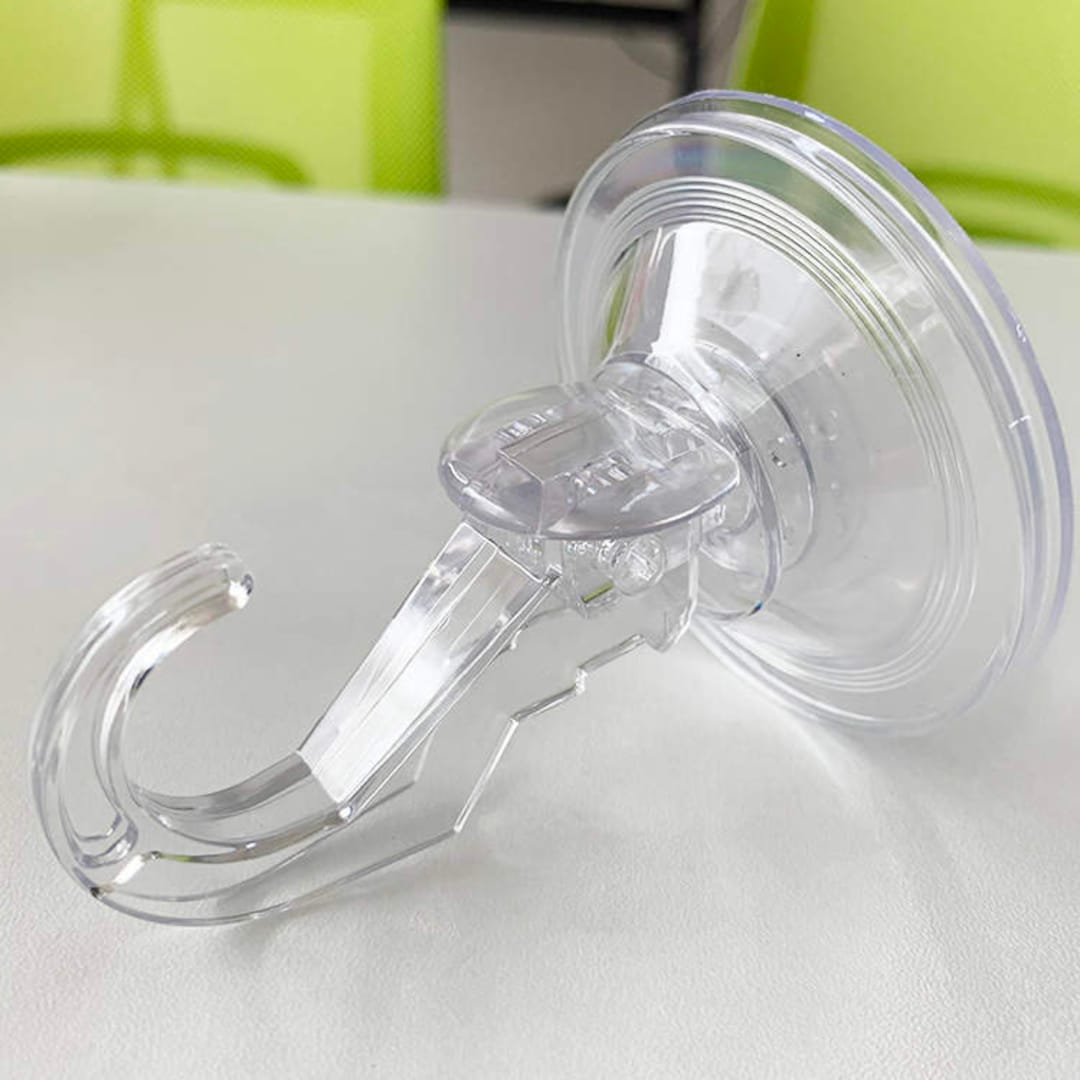 Plastic Suction Cup Hook Vacuum Heavy Duty Hook Strong Reusable Hook ...
