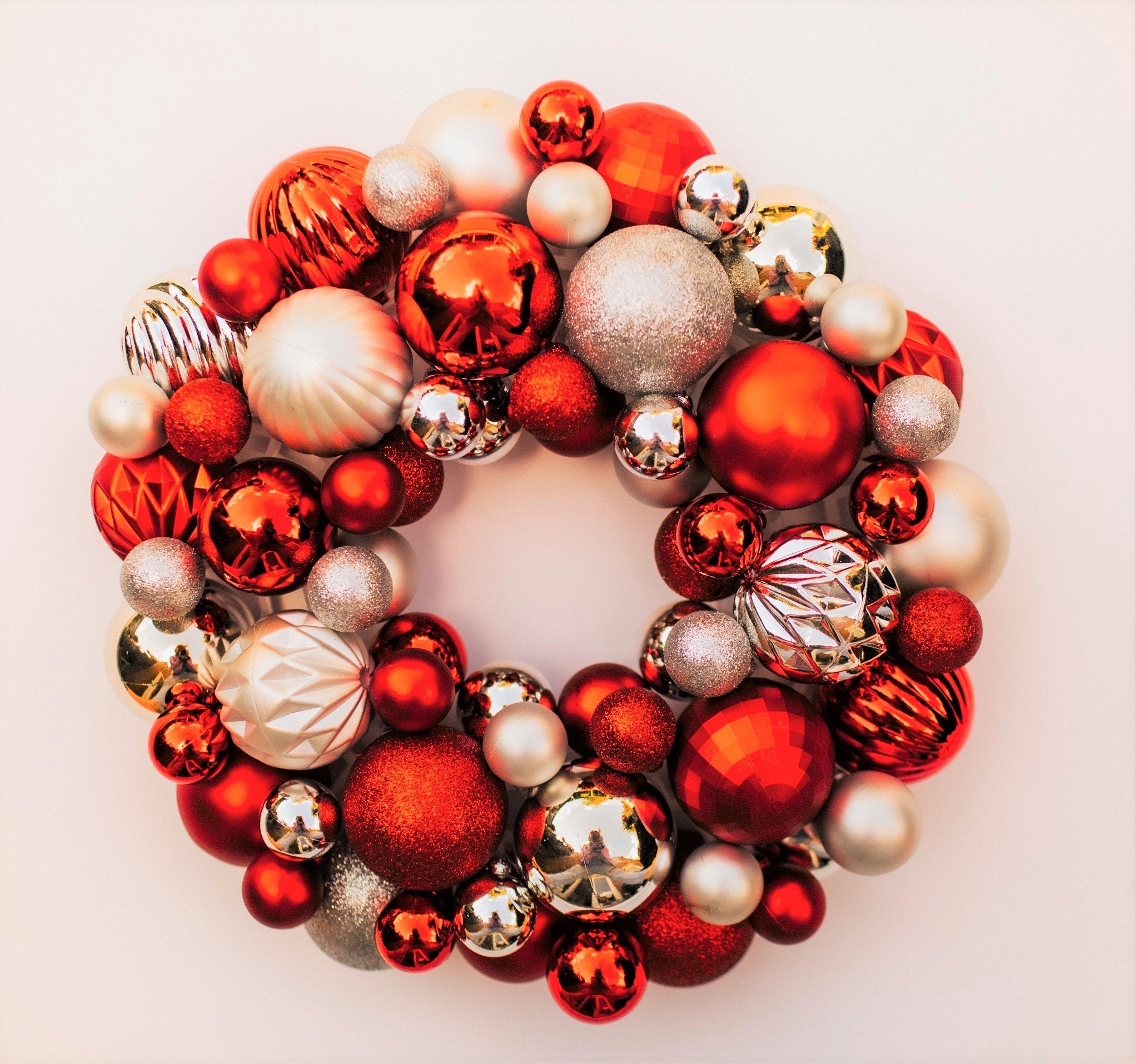 Bauble Xmas Christmas Door Wreath Christmas Front Door Decor Christmas Wreath Front Porch Decor Holiday Porch Decor Last One Etsy