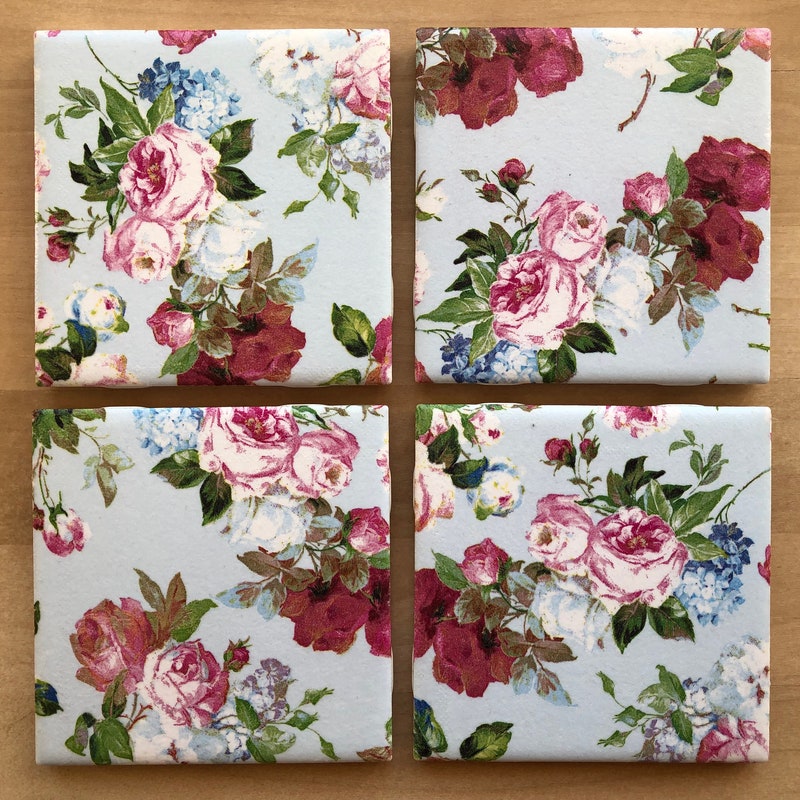 Tile Coasters - Etsy