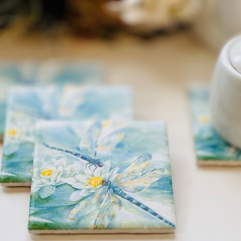 Tile Coasters - Etsy