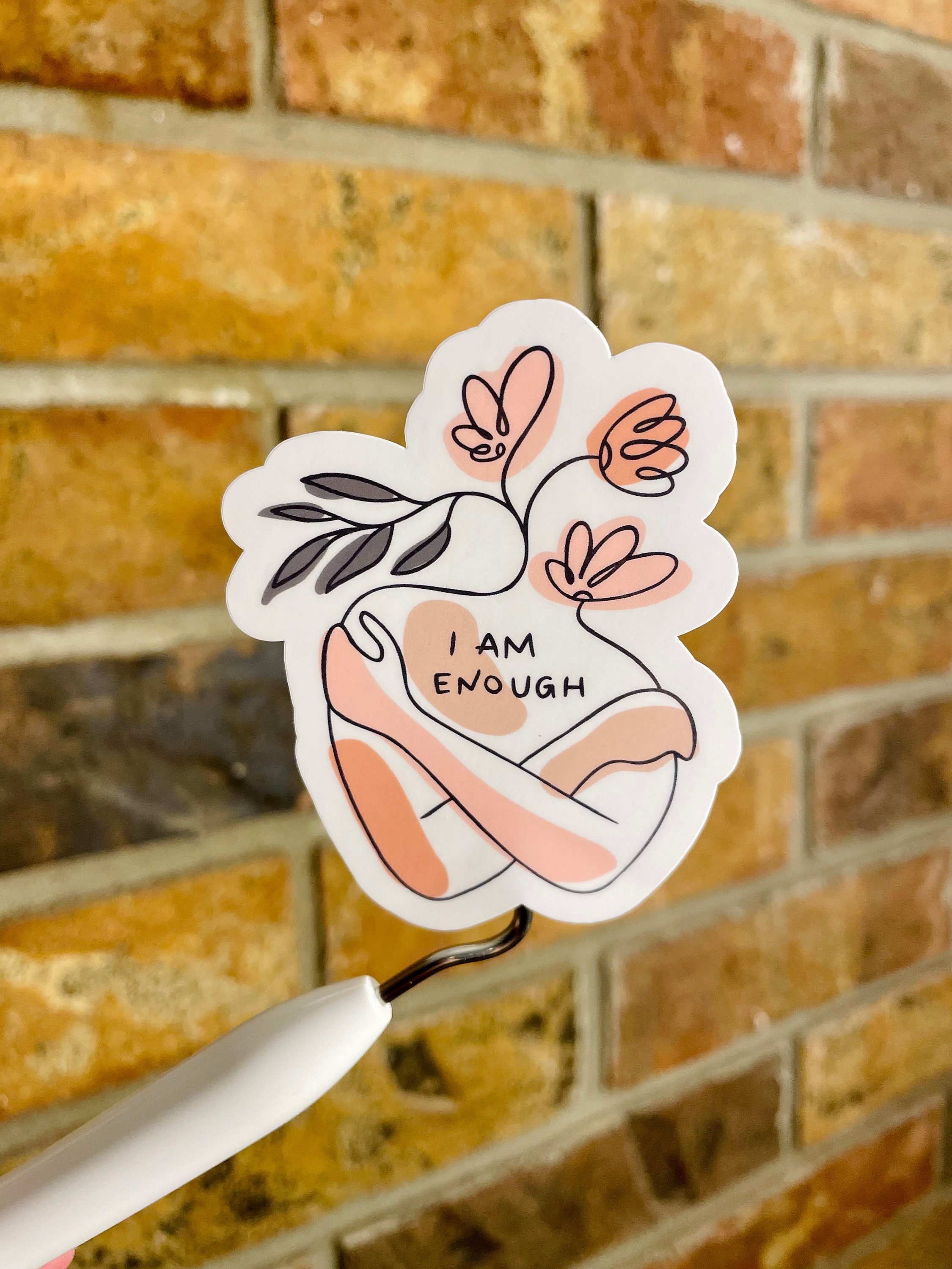 I Am Enough Sticker - Etsy