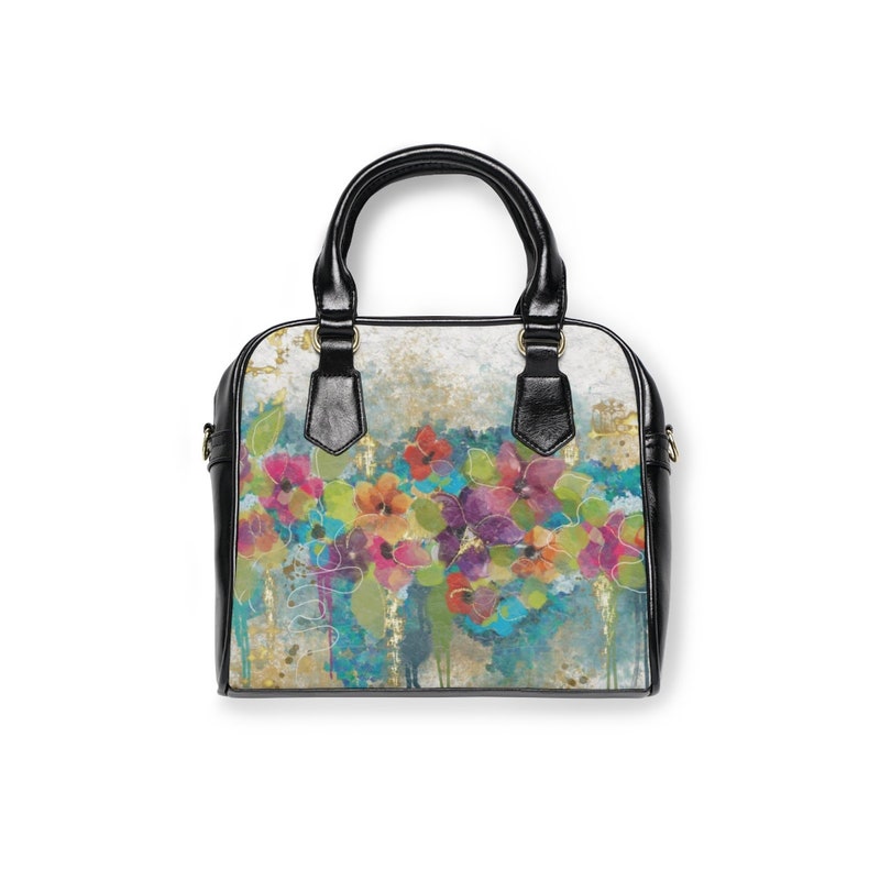 Floral Print Handbag - Etsy