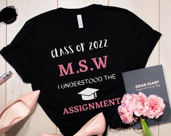 Msw Graduation Gift - Etsy