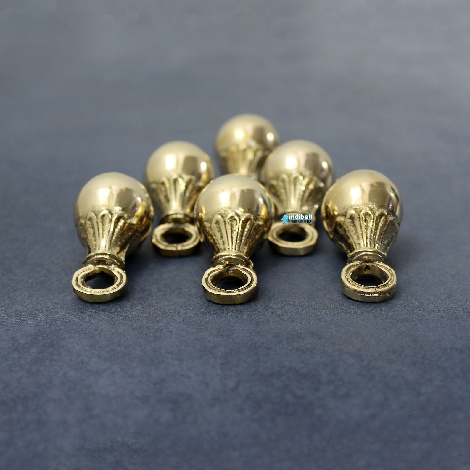 10 Brass Round Jingle Sleigh Bells Flower DIY Ornaments - Etsy