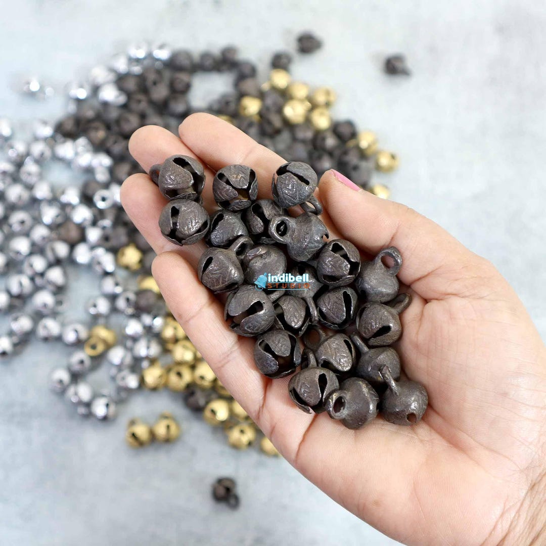 Antique Rustic Brass Jingle Bells, Indian Ghungroo Bells Vintage Style ...