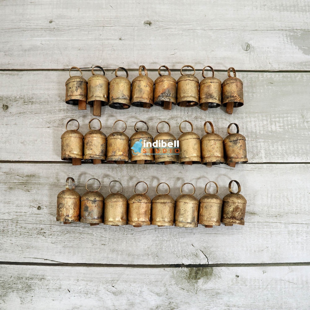 15 Rustic Rounded Top Oval Dome Bells, Upcycled Farmhouse Decor ...