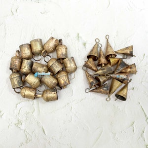 30 WEDDING MIX Assorted Rustic Cow Bells, Shabby Chic Christmas ...