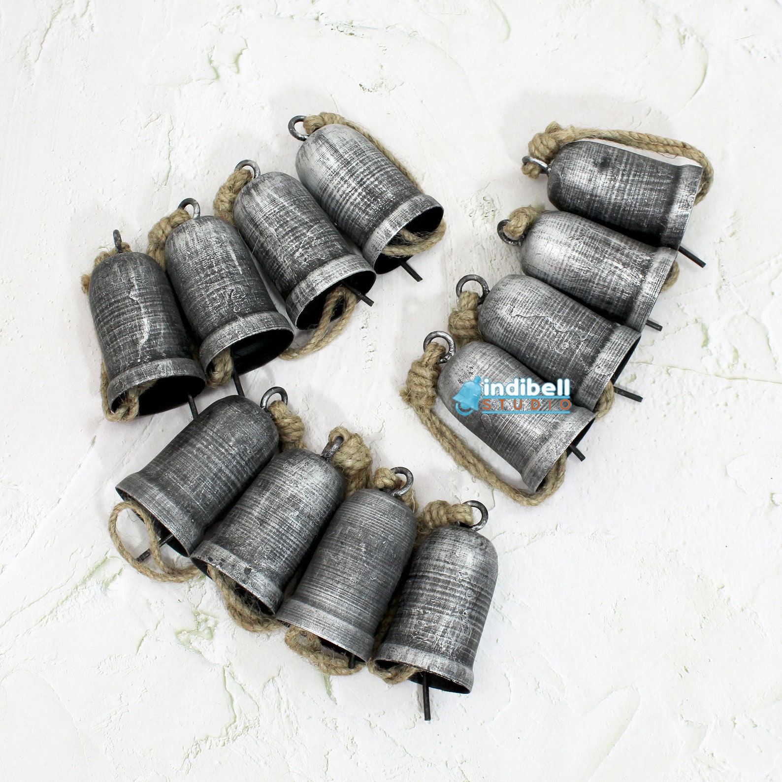 10 Handmade Wind Chimes Witch Witches Bells Door Hanger Gray - Etsy