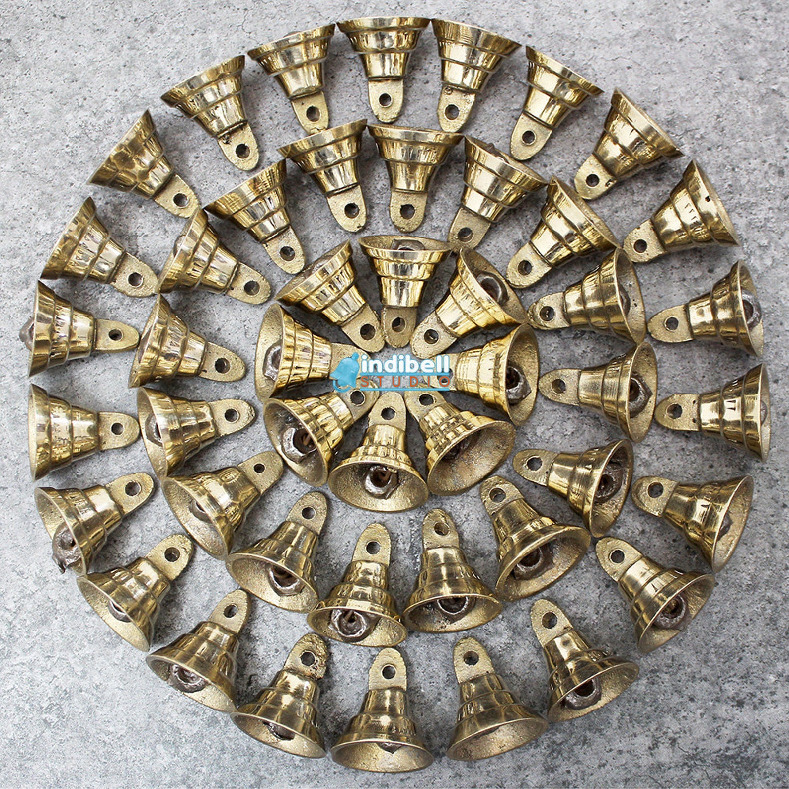 25 Pieces Small Brass Bells Mini Brass Bell India - Etsy