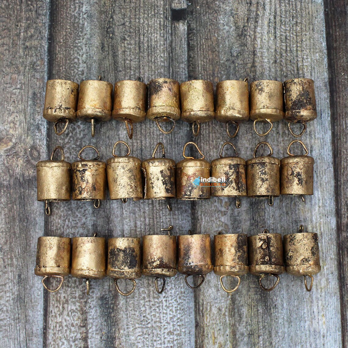 Handmade Recycled Brass Tin Mug Bells With Metal Ringer for - Etsy