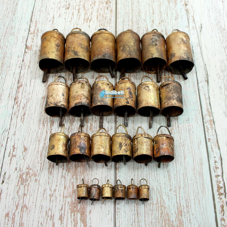 MIX Rustic Iron Tin Decor Craft Bells for Christmas Wreath - Etsy