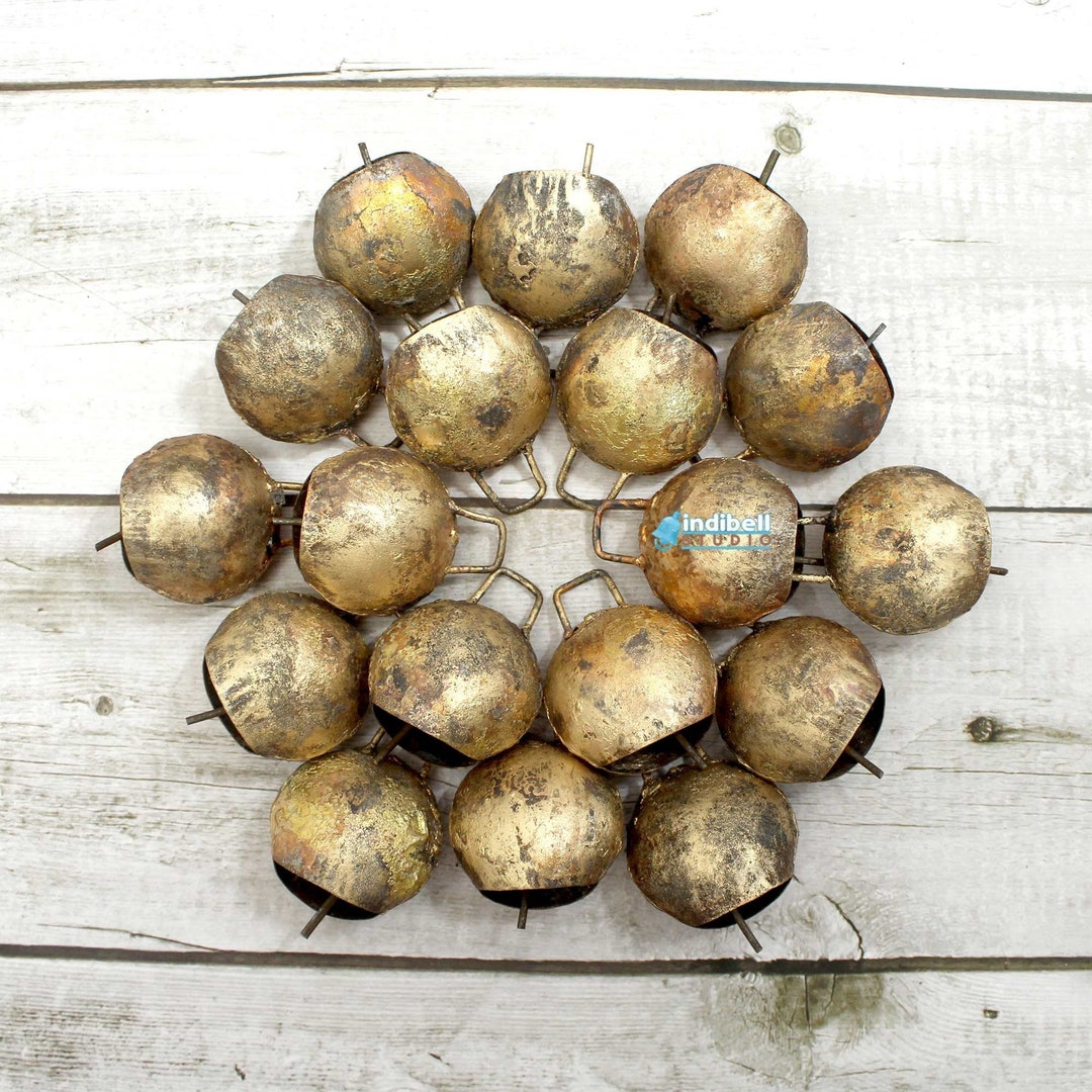 Mini Round Rustic Bells DIY Wind Chimes Door Hanger Garden - Etsy