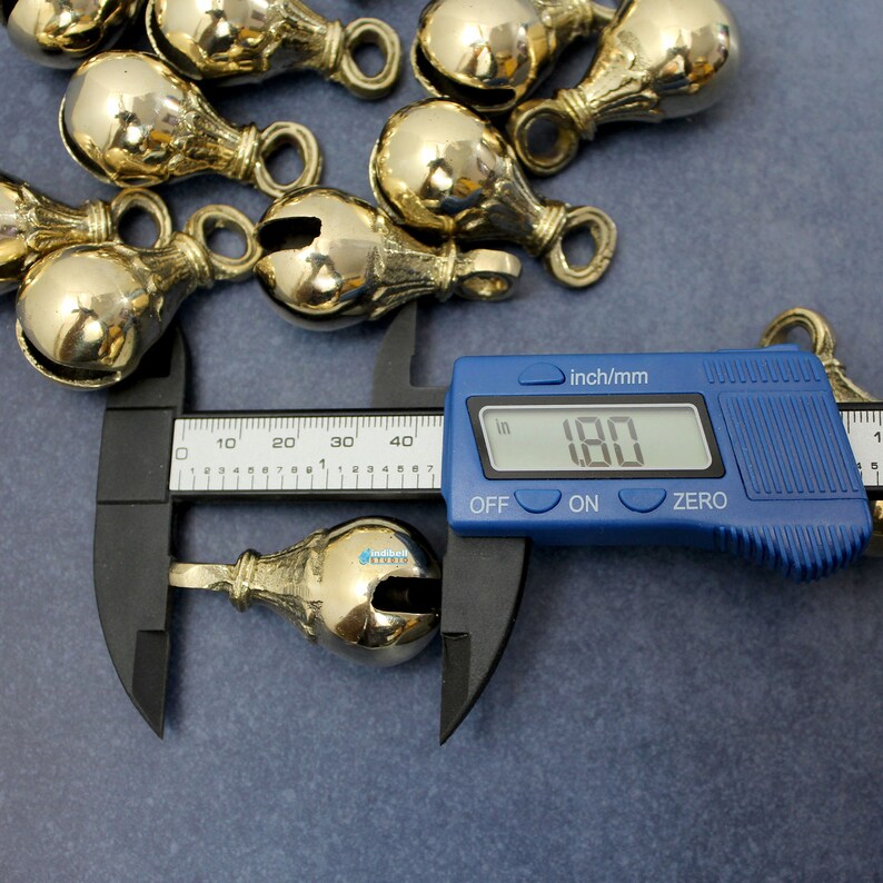 10 Brass Round Jingle Sleigh Bells Flower DIY Ornaments - Etsy