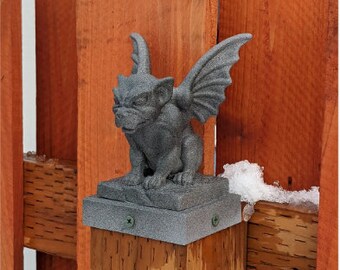 Gargoyle Fence Topper - Etsy