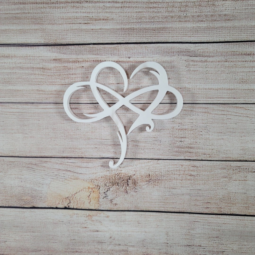 Infinity Heart Wall Art | Decoration | Choose Any Color - Etsy