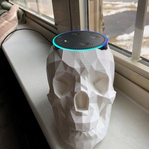 Skull Amazon Alexa Echo Dot Holder 1st and 2nd Gen Echo Dot - Etsy