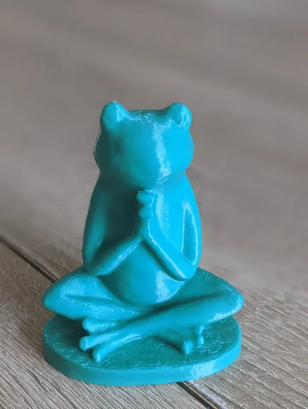 Praying Frog Statue | Desk or Home Ornament Decoration - Etsy
