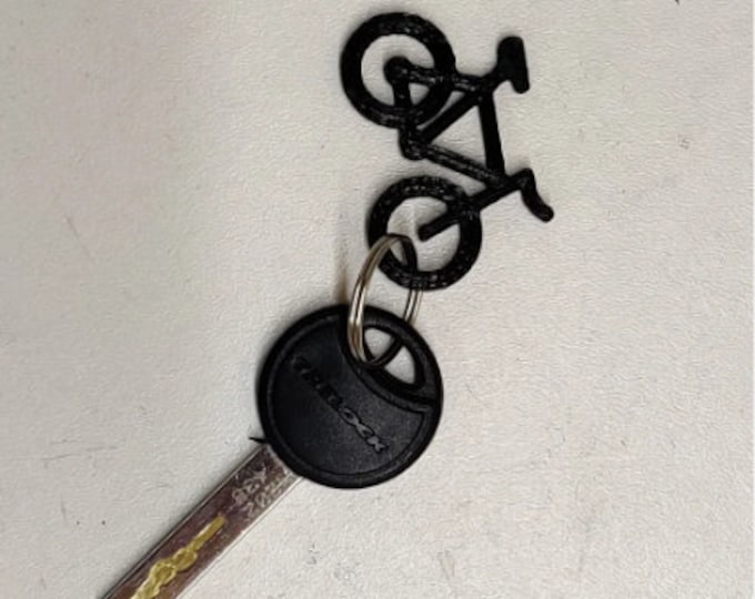 Bicycle Keychain, Bike Charm Keychain, Personalized Charm Keychain ...