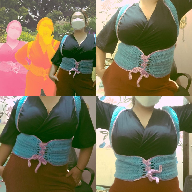 Amora Corset/ Under-bust Corset CROCHET PATTERN ONLY - Etsy